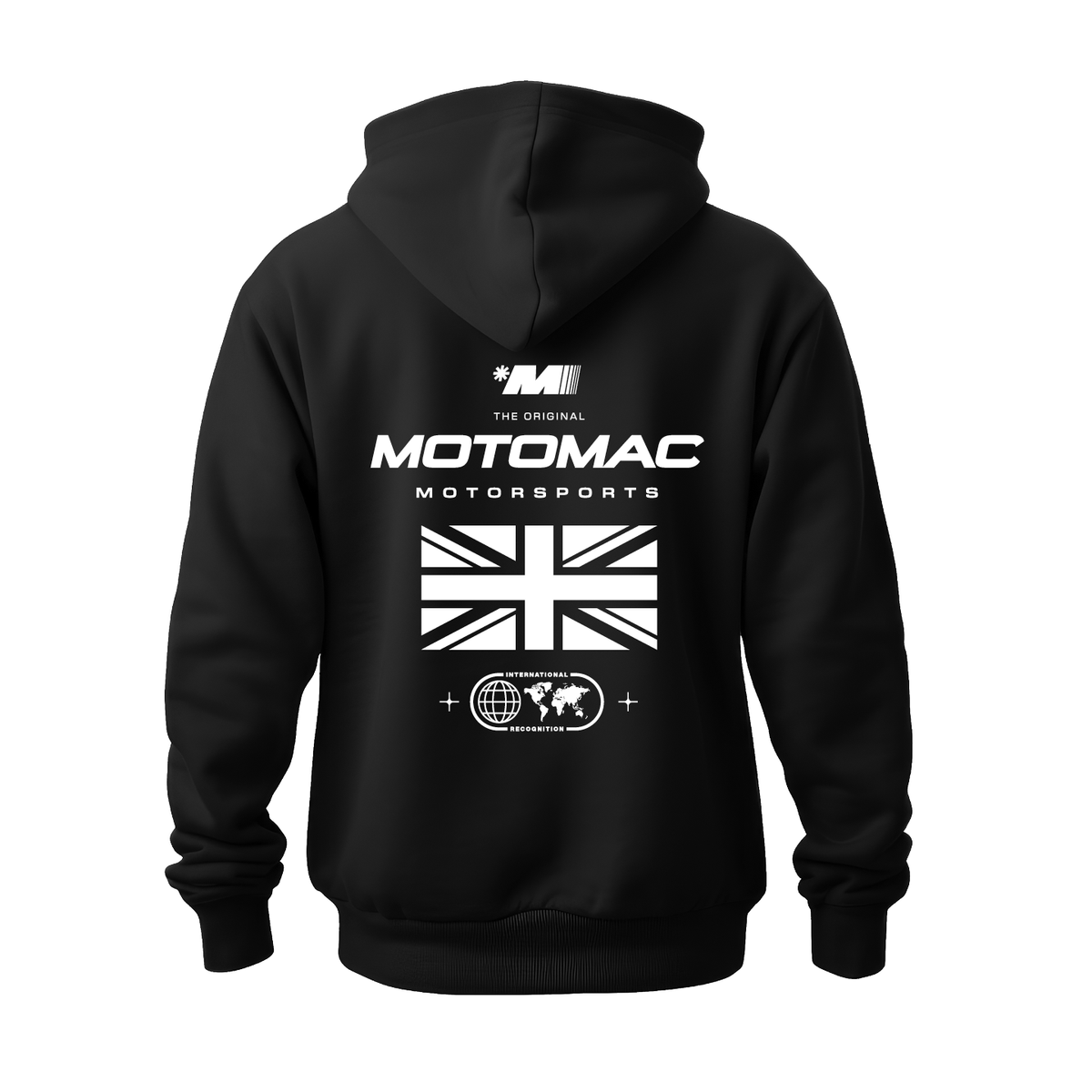 Racing Flag Hoodie - Black – MOTO MAC